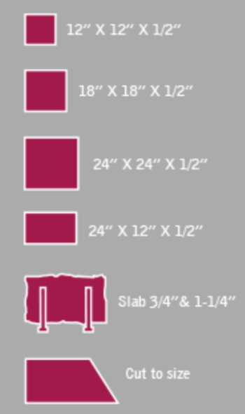 Berapa ukuran standar slab marmer? - Edison Stone