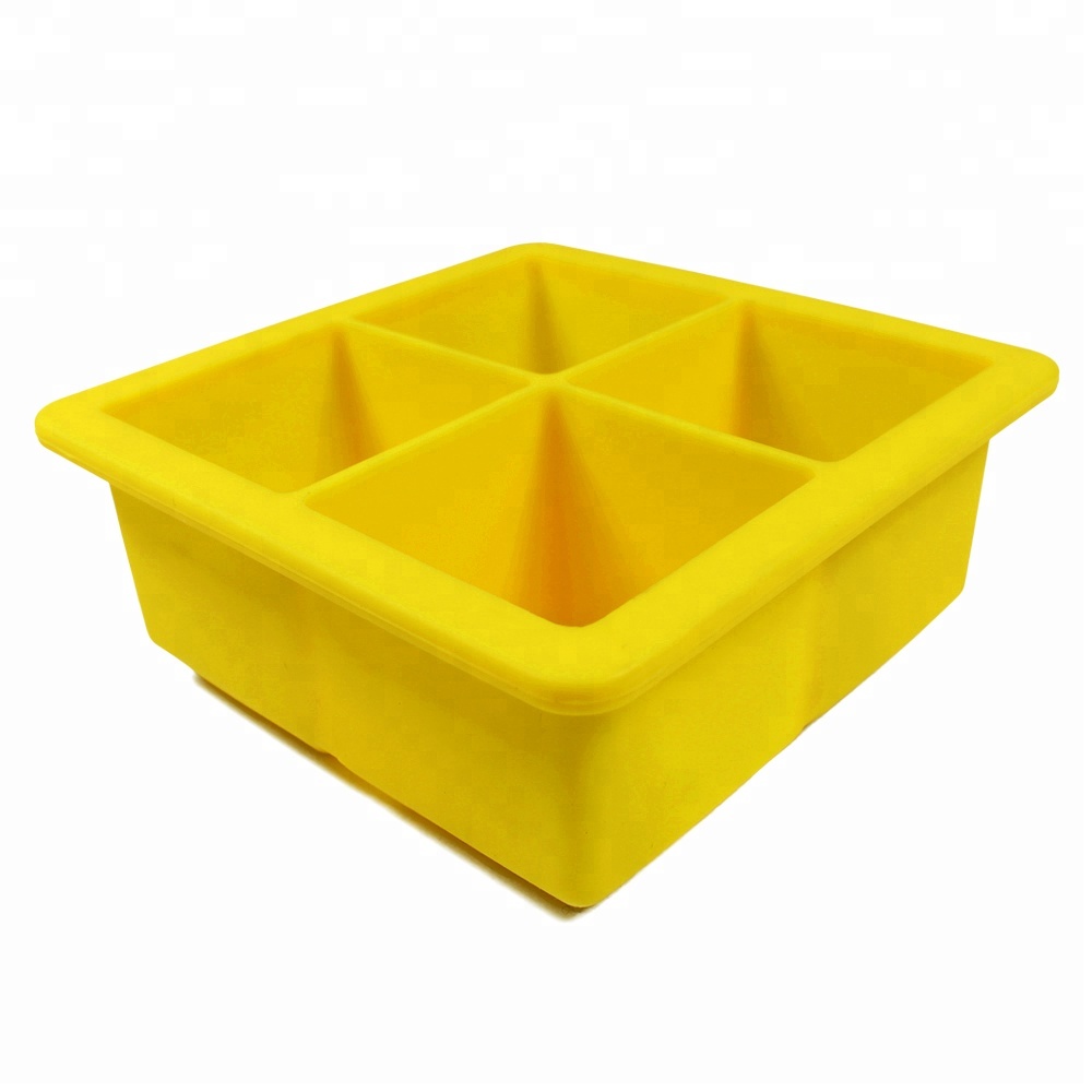 Custom LOGO Ice Cube Tray Silicone Ice Cream Molds - Buy Silicone Ice ...