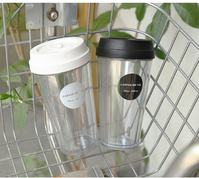 Creative handy plastic water bottle trend coffee cup - Buy trend coffee ...