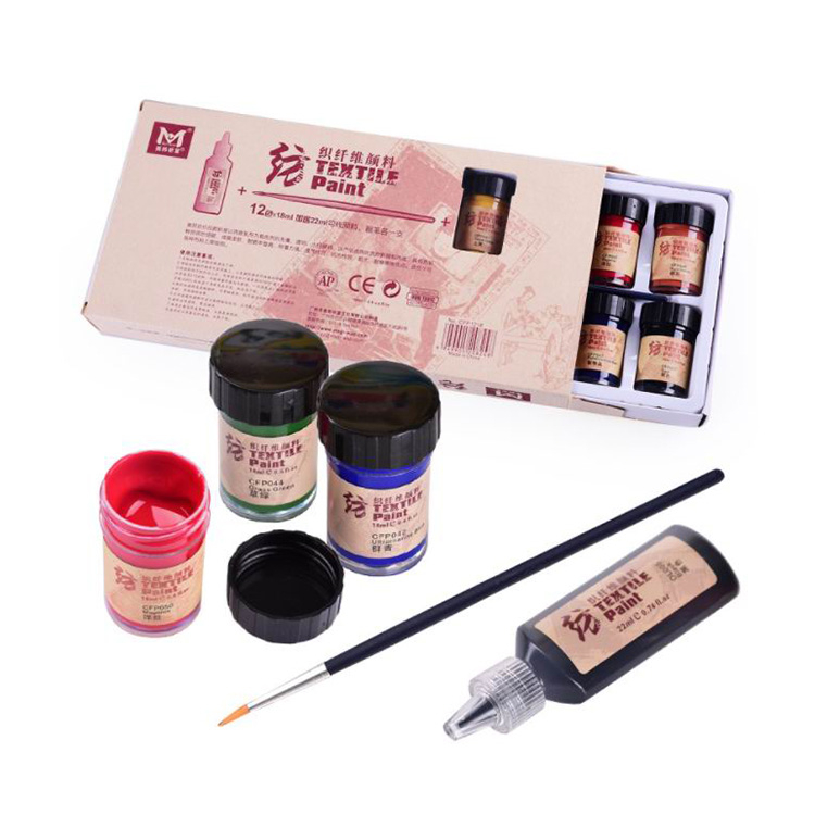 12x18ml Textile Paint Set from China manufacturer - Medo-professional ...