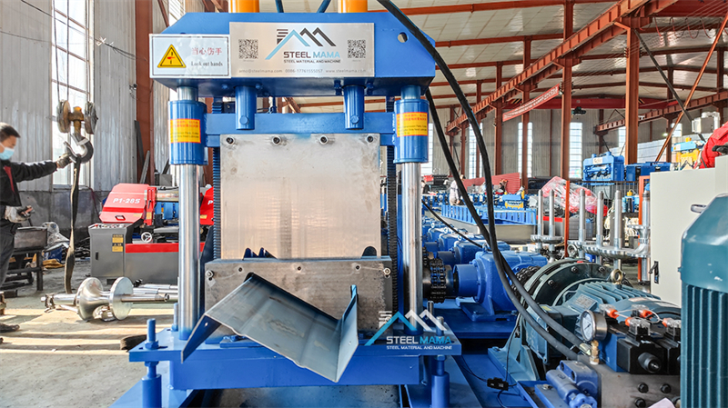 High performance Automatic Size Adjustment Z shape purlin channel profiles cold roll forming ...