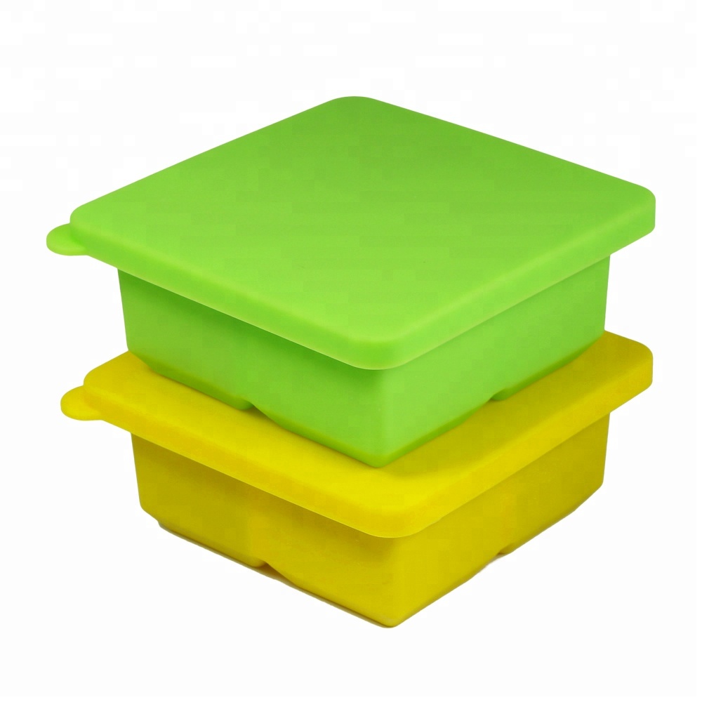 Custom LOGO Ice Cube Tray Silicone Ice Cream Molds - Buy Silicone Ice ...