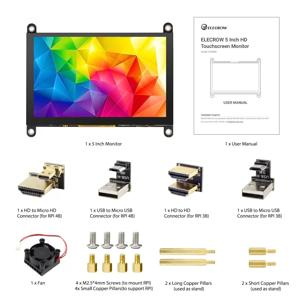Raspberry Pi와 함께 Elecrow 5 인치 정전성 터치 스크린을 사용하는 방법? - reshine 디스플레이
