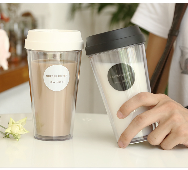 Creative handy plastic water bottle trend coffee cup - Buy trend coffee ...
