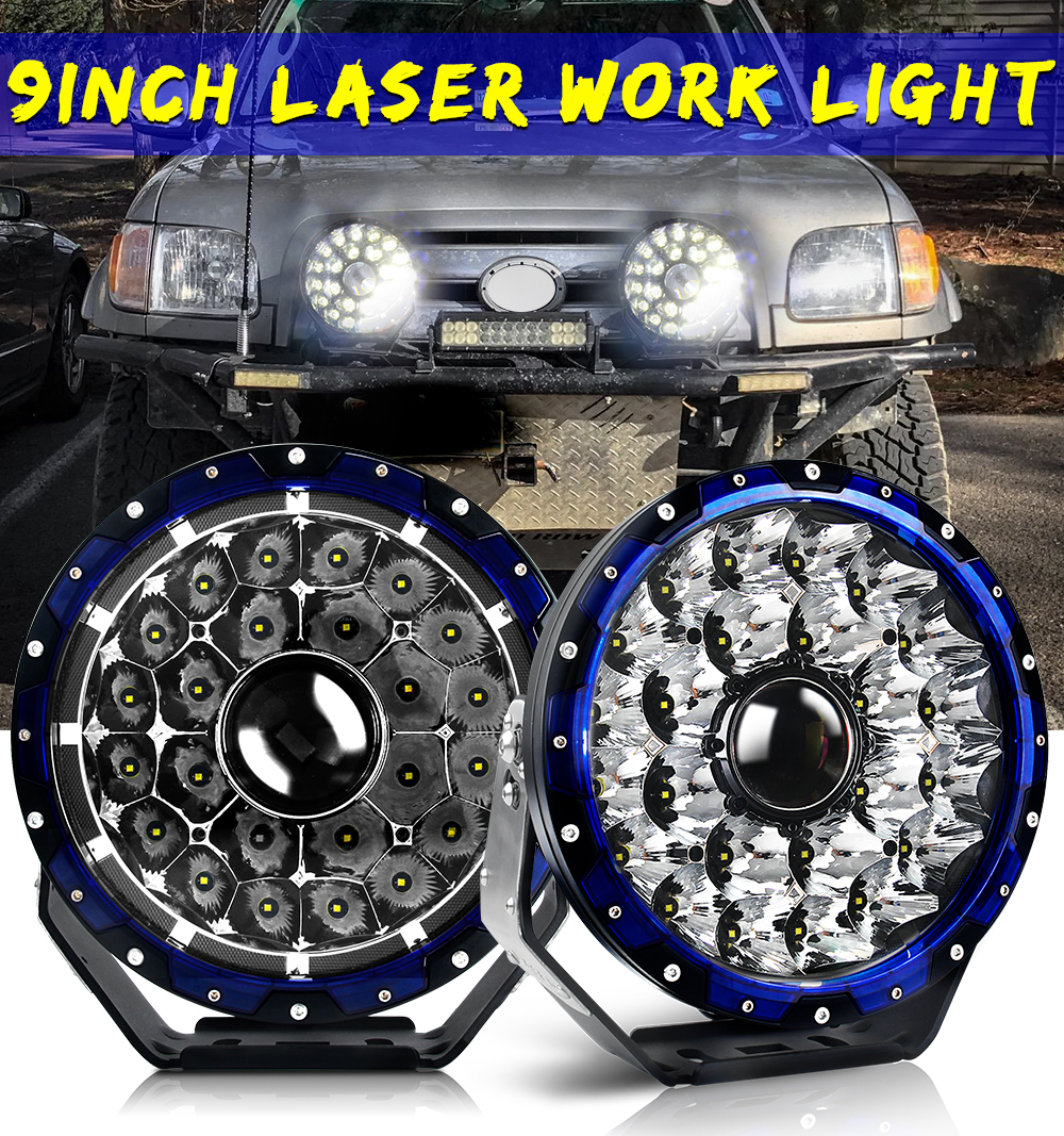 9 inch Laser Driving Light Three-color shell JG-L090 details