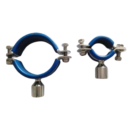 Hygienic Stainless Steel N.B.Pipe Clips with Socket M10 Bossed from ...