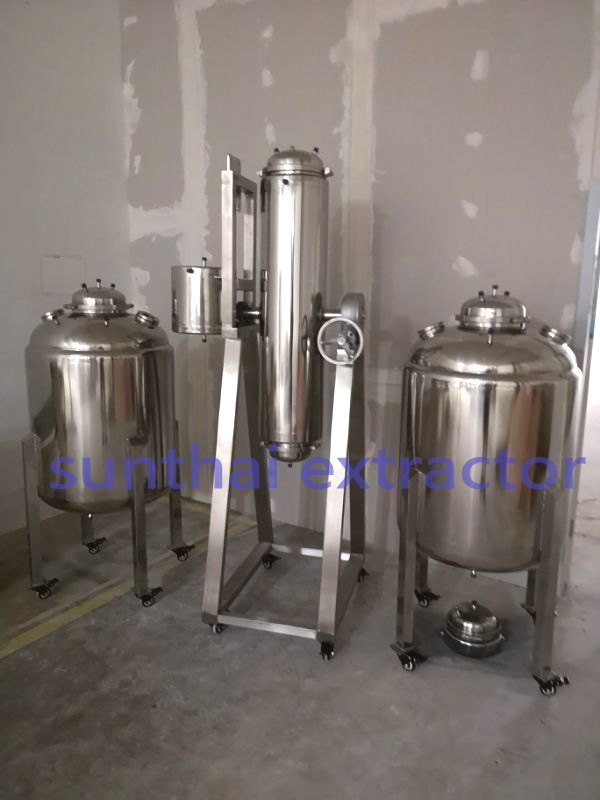 Customized Extraction System Collection Vessels with Spin Column from ...