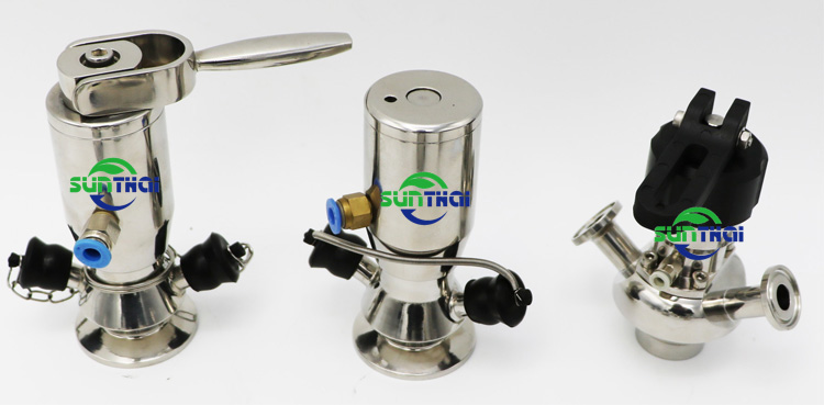 Hygienic Pneumatic Manual Welded Aseptic Sample Valve from China ...