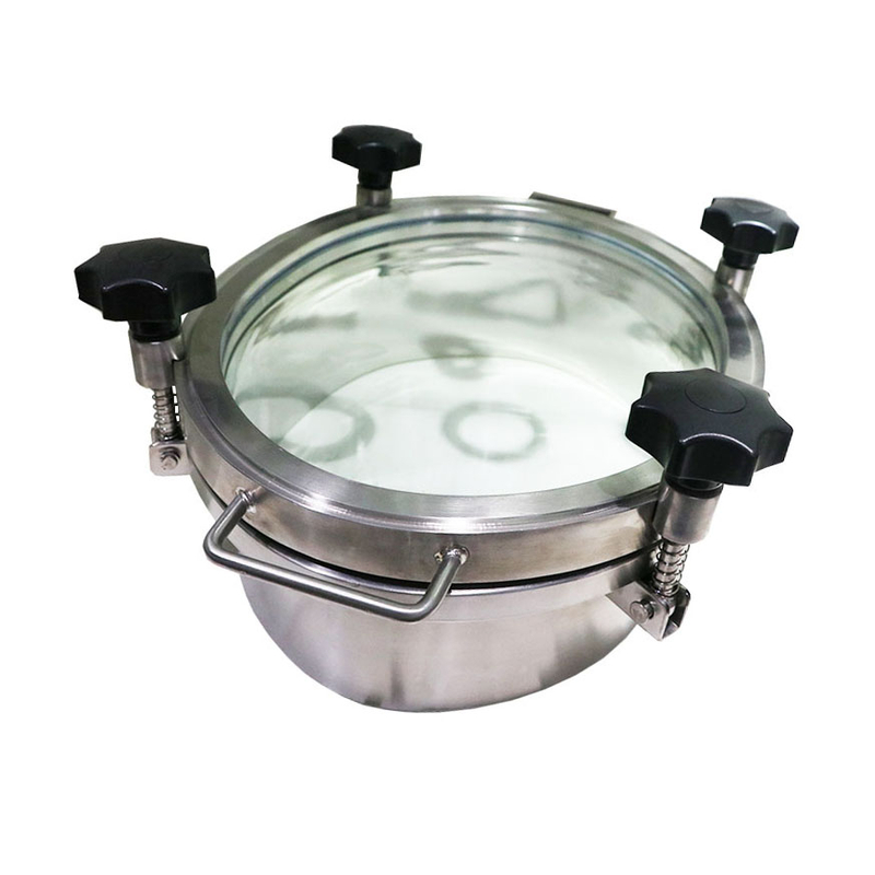 Round Pressure Manway with Full Sight Glass from China manufacturer ...