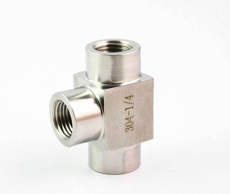 Equal Stainless Steel Tee 3 way Connector Adapter from China ...