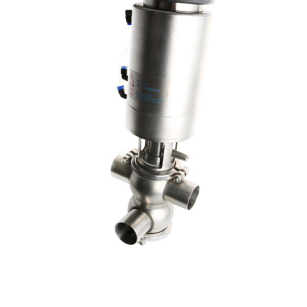 Sanitary Double Seat Mixproof Valve with Control Top from China ...