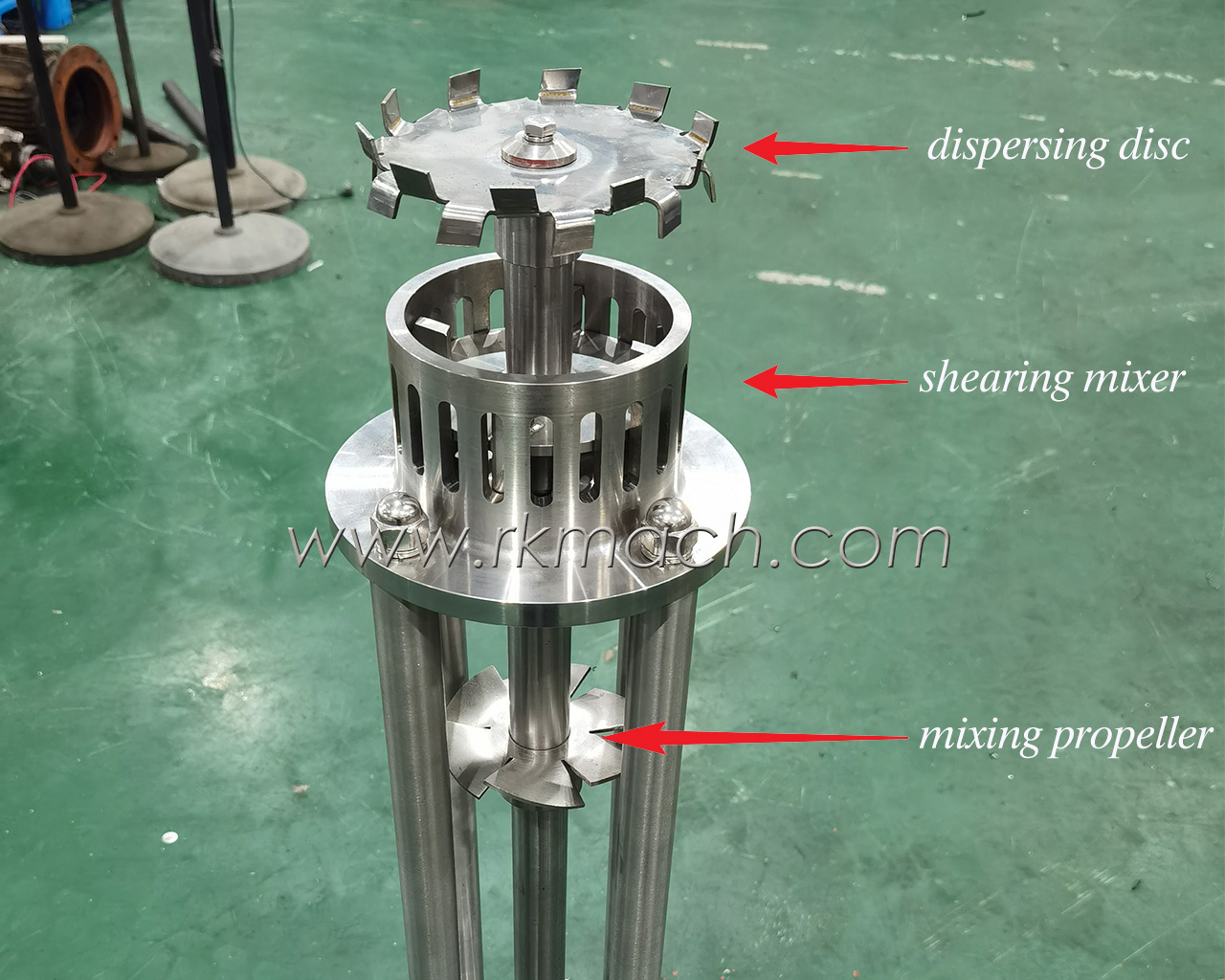 stainless steel homogenizing mixer dispersing mixer manufacture