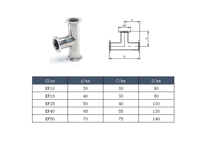 Stainless Steel KF NW Tee from China manufacturer - Wenzhou Sunthai ...