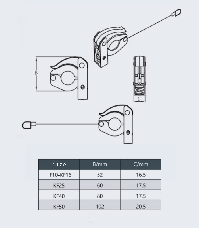 KF Toggle Clamp with Lanyard from China manufacturer - Wenzhou Sunthai ...