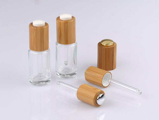 Professional 18/410 Glass Bottle Dropper, lotion pump, bamboo pump ...